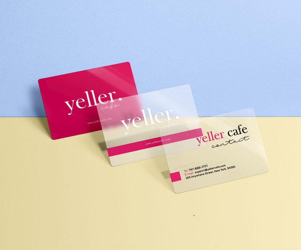 Transparent Business Cards - Graphic World — Printing • Design • Web ...